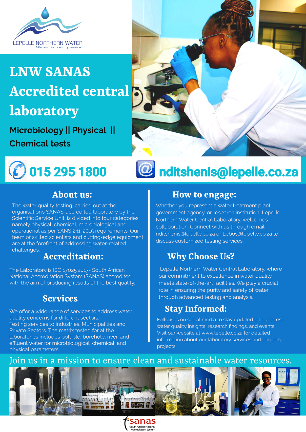 Lab flier detailed – Lepelle Northern Water